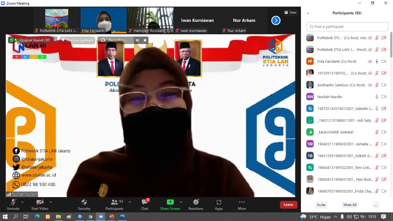 Bimtek Penghitungan PAK Dosen Politeknik STIA LAN – Politeknik STIA LAN ...