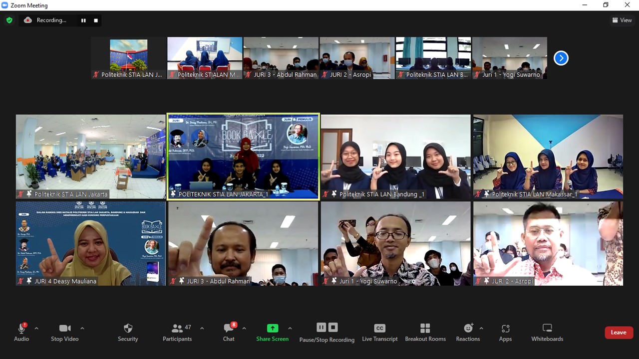 Book Battle Politeknik STIA LAN Jakarta, Bandung dan Makassar ...