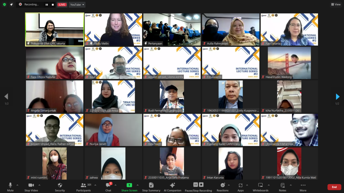 Politeknik STIA LAN Jakarta Menyelenggarakan International Lecture Series Bersama CRIA Loyola ...