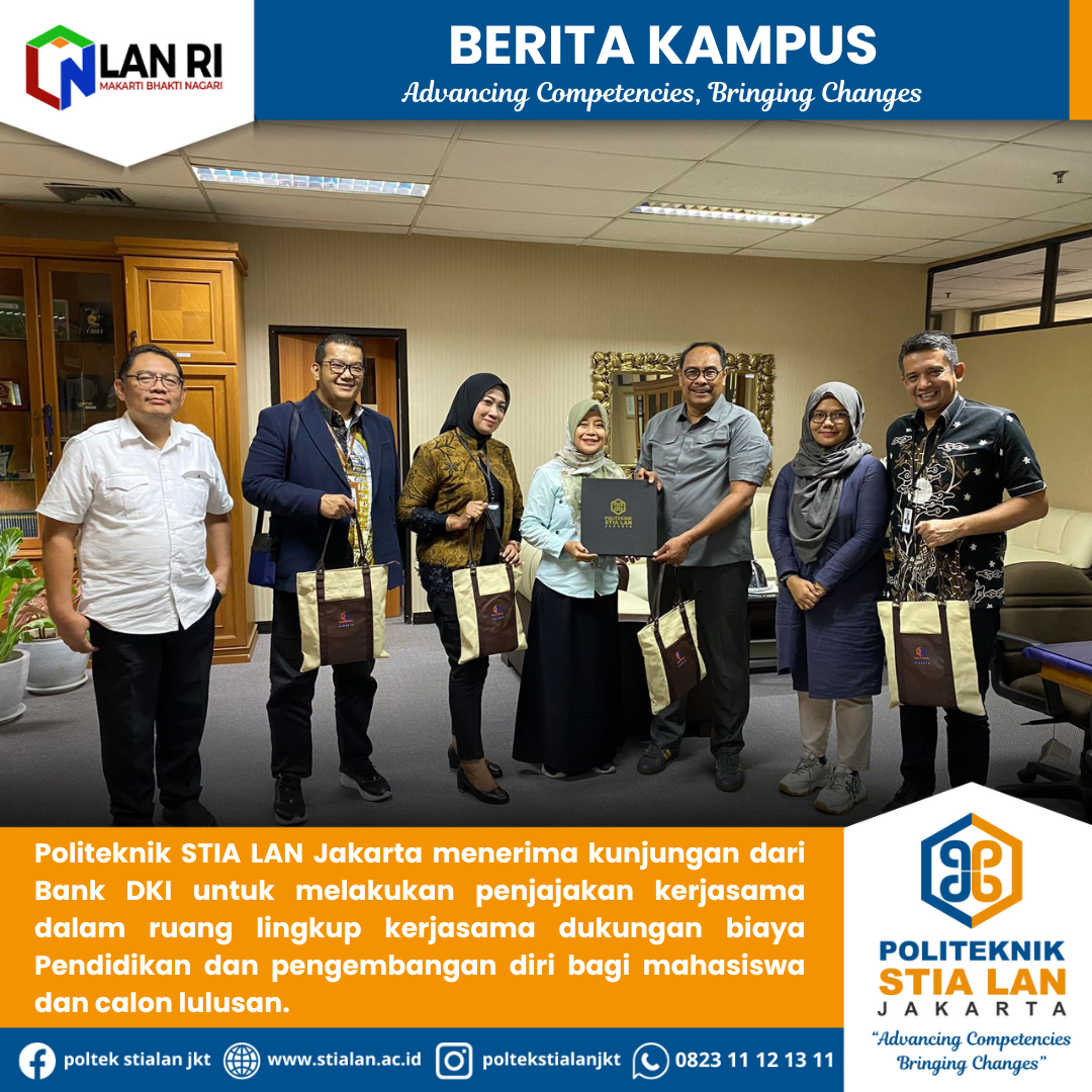 Politeknik STIA LAN Jakarta menerima kunjungan perwakilan Bank DKI ...