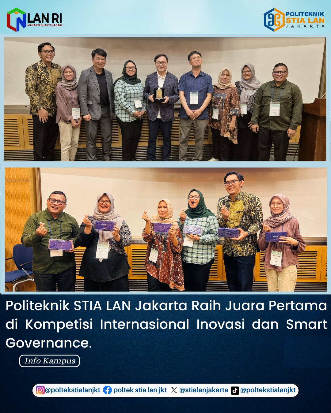 Politeknik STIA LAN Jakarta Raih Juara Pertama di Kompetisi ...